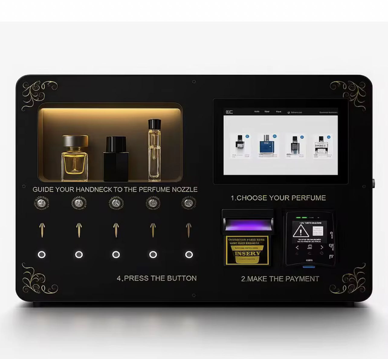 Perfume vending machine – Scentsational